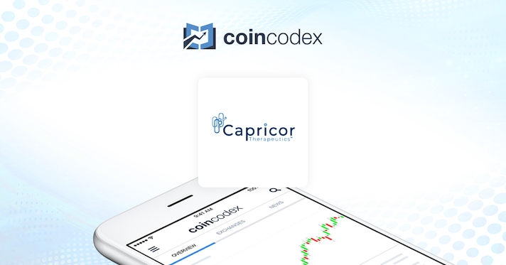 Capricor Therapeutics (CAPR) Stock Live Price, Chart & News | CoinCodex
